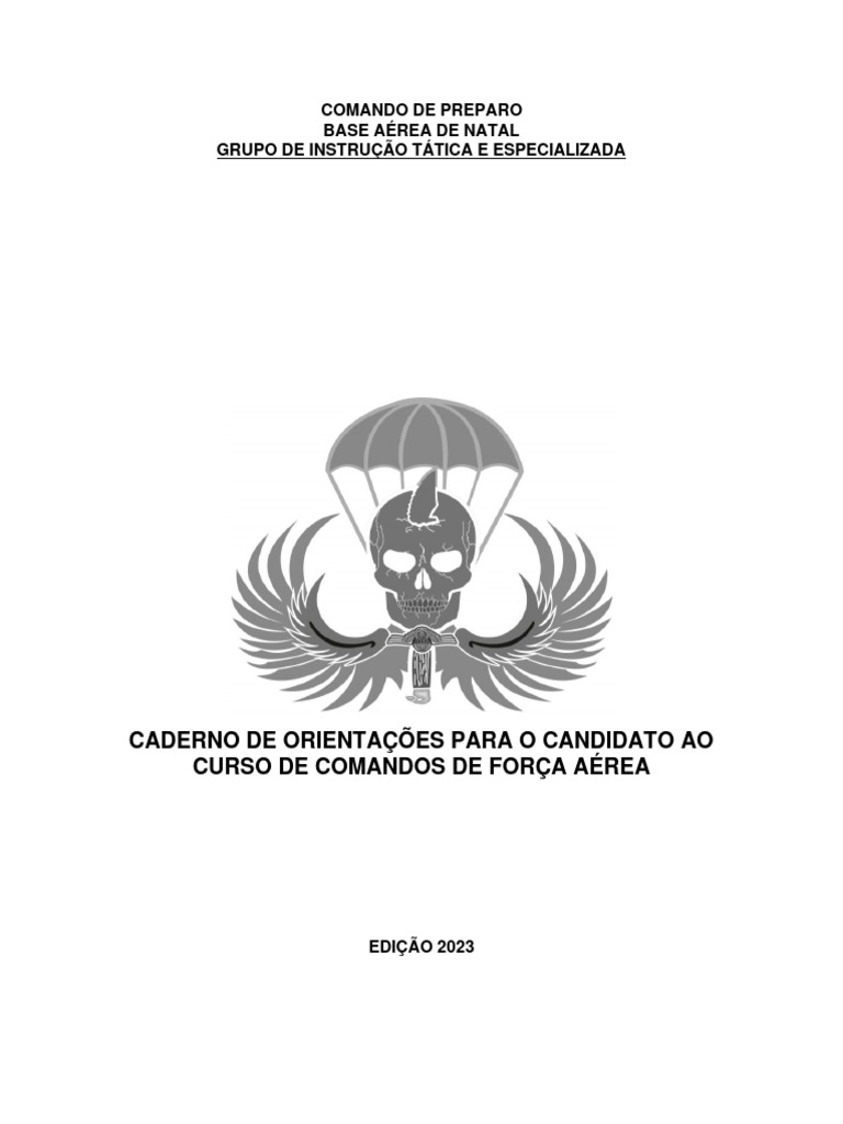 Caderno Do Candidato CCFA 2023 - Assinado Digitalmente | PDF