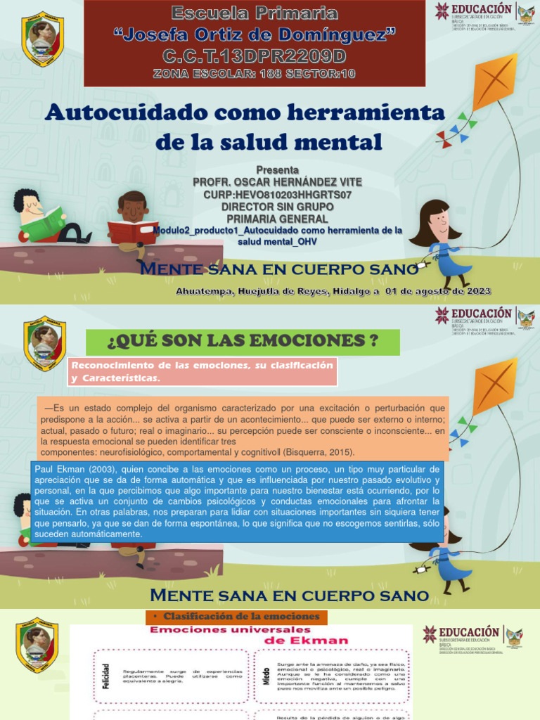 Modulo2 - Producto1 - Autocuidado Como Herramienta de La Salud Mental - OHV | PDF | Las ...