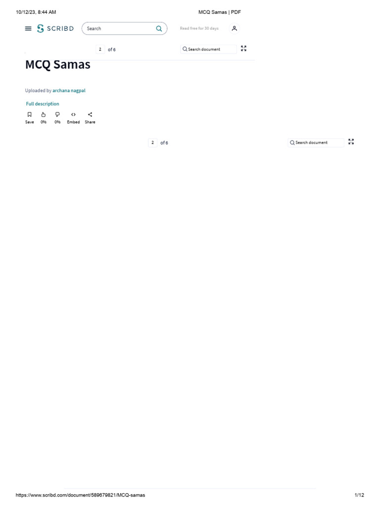 MCQ Samas - PDF | PDF