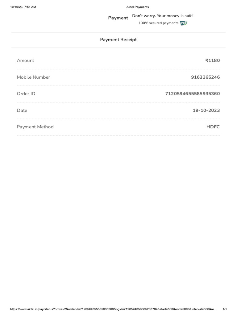 Airtel Payments | PDF