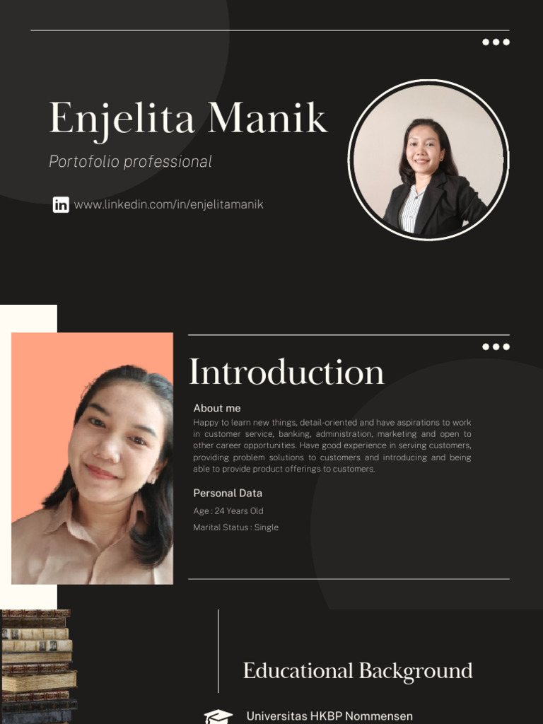 Portofolio-Enjelita Manik | PDF