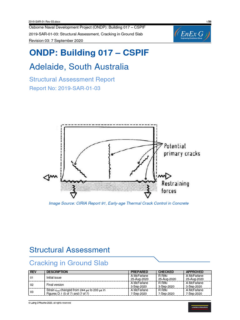 CSPIF Structural Assessment Report | PDF | Concrete | Physical Sciences