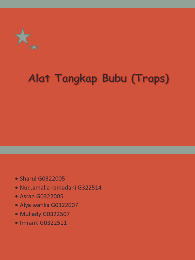 Alat - Tangkap Bubu | PDF