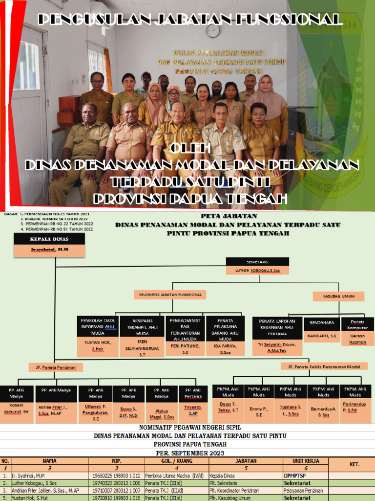 Presentation Jafung DPMPTSP | PDF