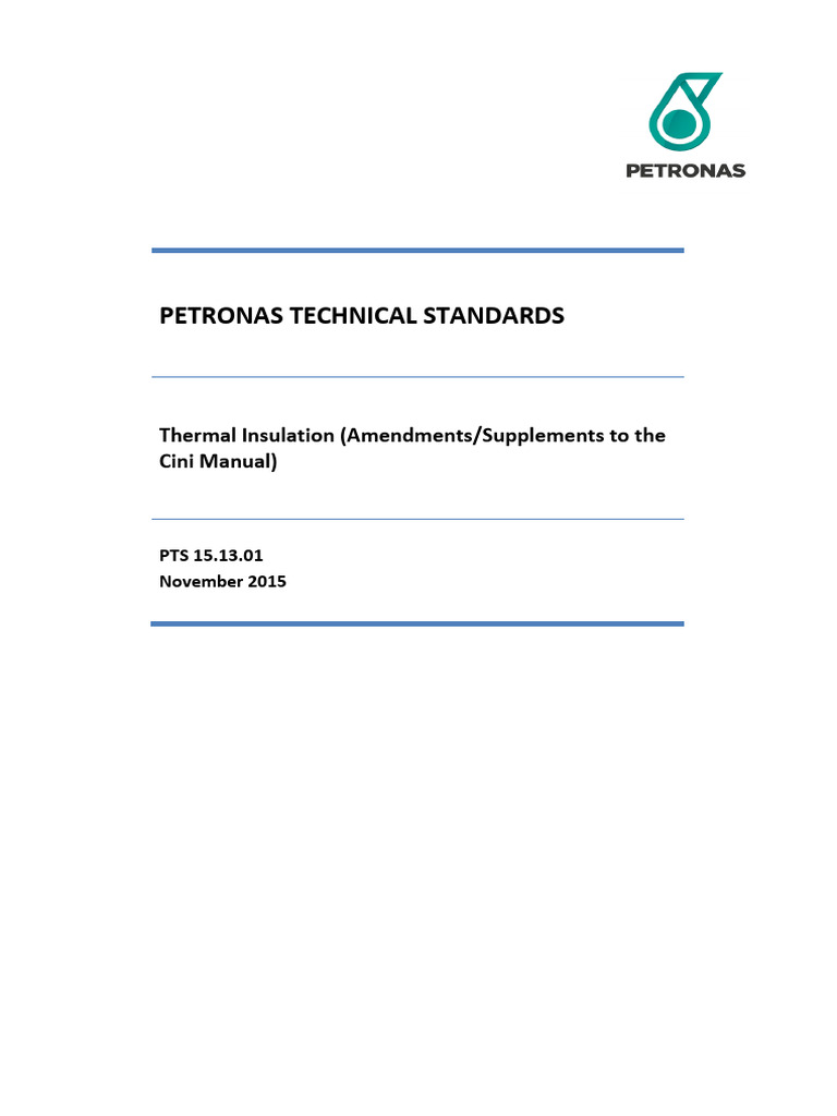 PTS Thermal Insulation | PDF | Thermal Insulation | Process Engineering
