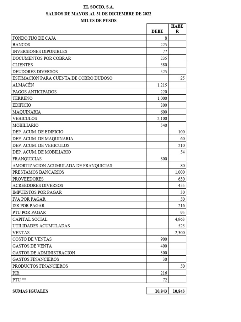 El Socio | PDF | Contabilidad | Negocios económicos