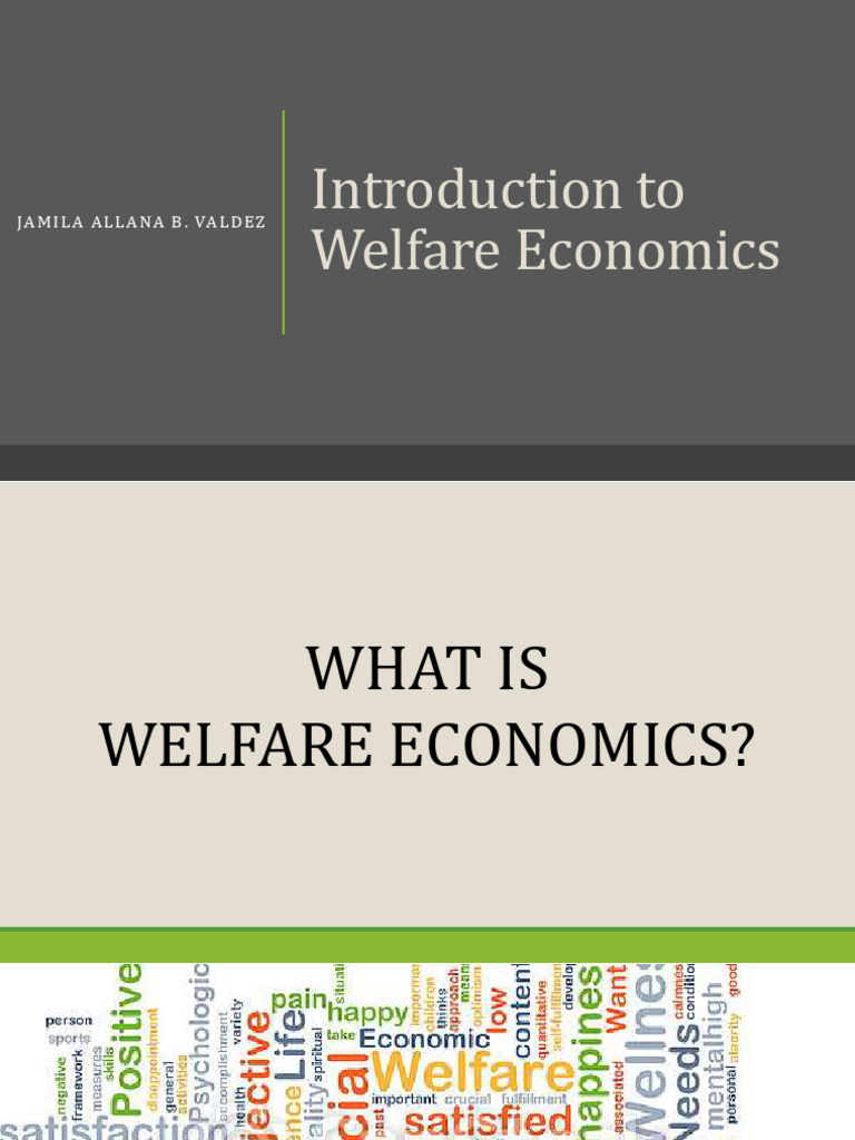 1 - Introduction To Welfare Economics | PDF | Economics | Welfare Economics