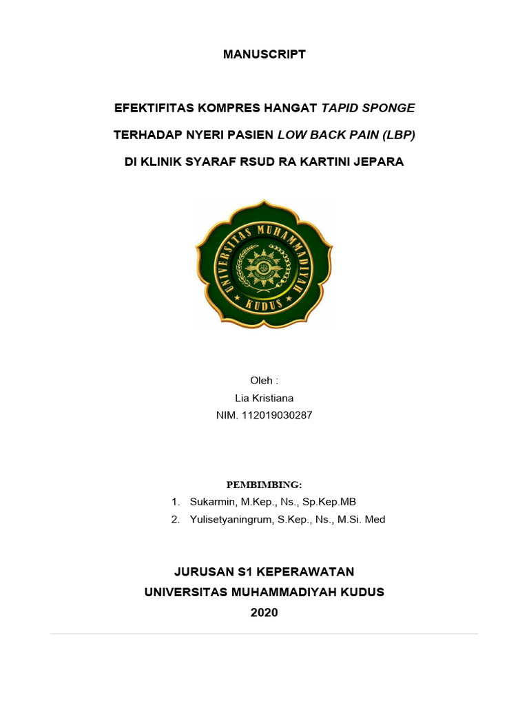 Manuskrip Skripsi | PDF