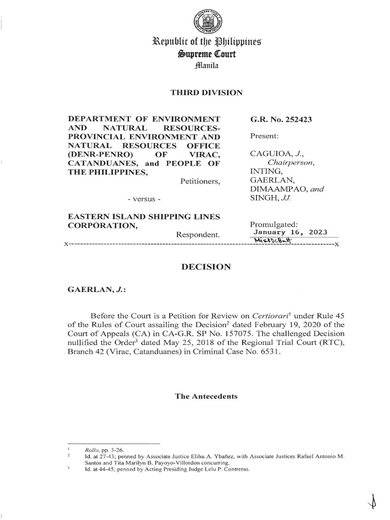 GR 252423 2023 | Download Free PDF | Crimes | Crime & Violence