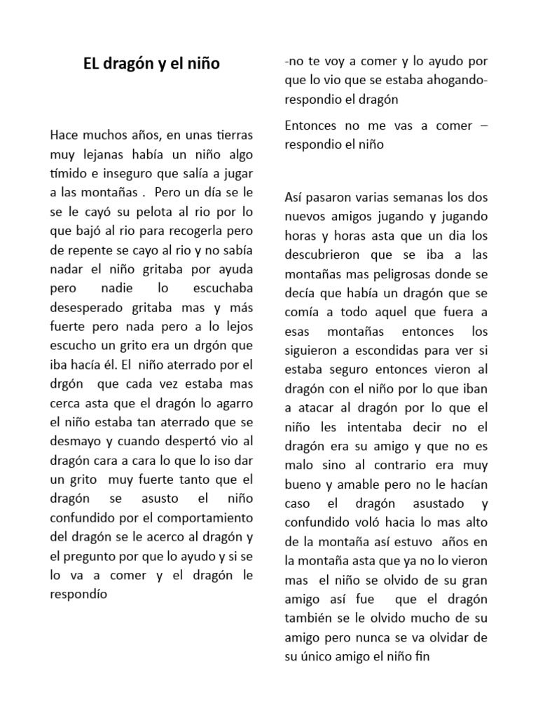 El Dragón Y El Niño Pdf