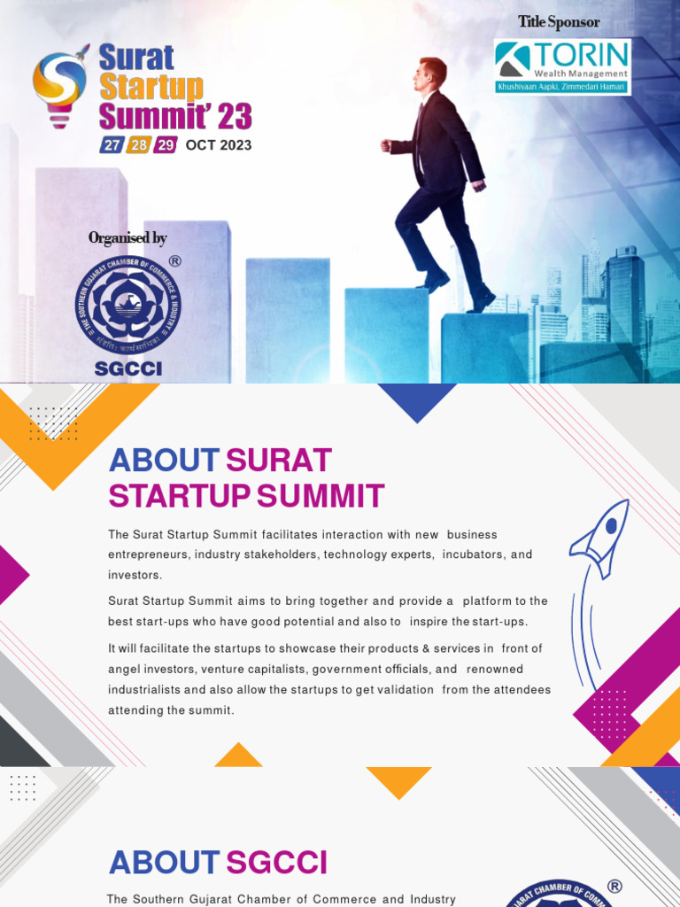 Surat Startup Summit - Brochure | PDF