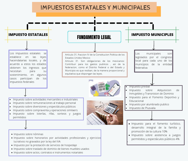 IMPUESTOS ESTATALES Y MUNICIPALES Mapa | PDF