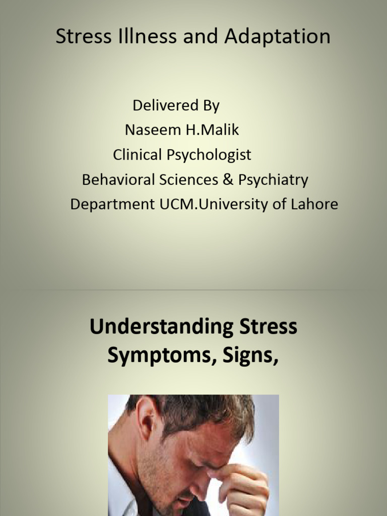 Understanding Stress and Management | PDF | Fight Or Flight Response ...