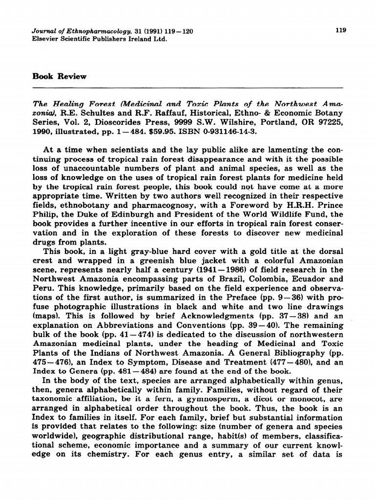 The Healing Forest Medicinal and Toxic P | PDF