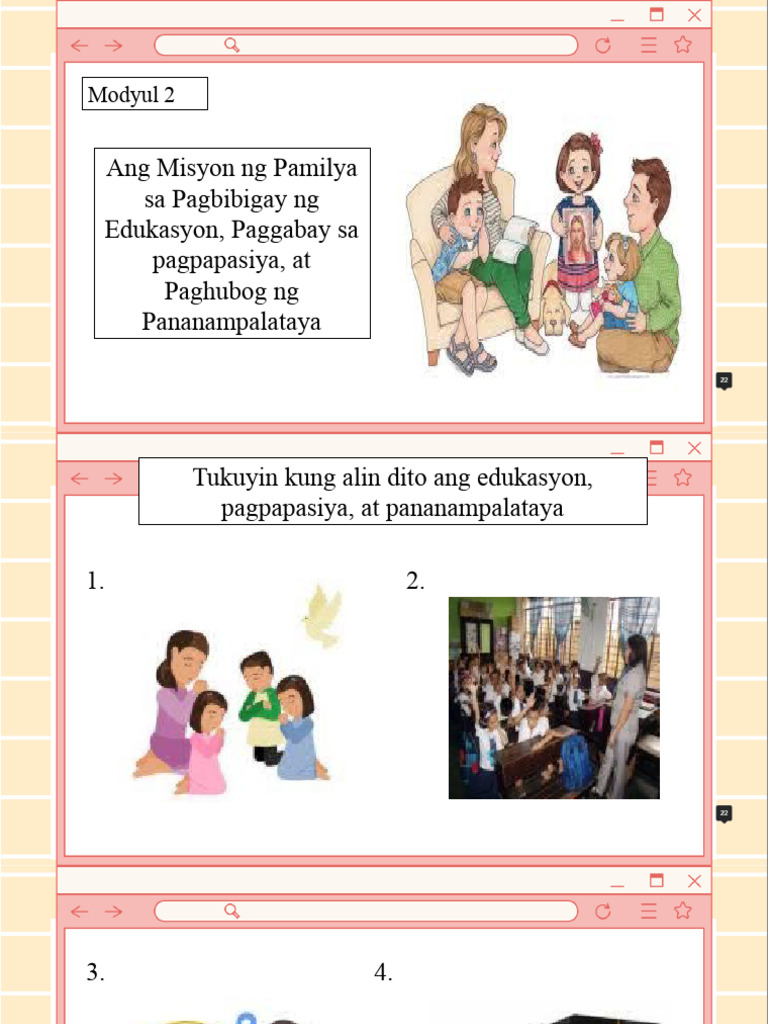 Modyul 2 Ang Misyon NG Pamilya | PDF