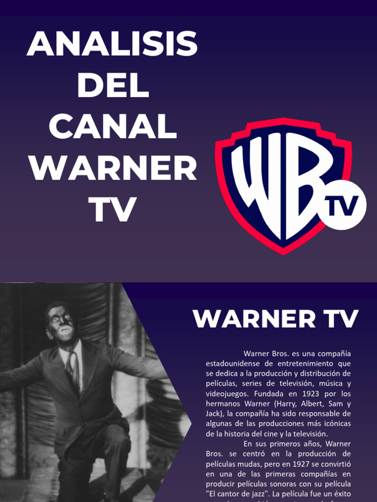 Análisis del Canal Warner TV | PDF