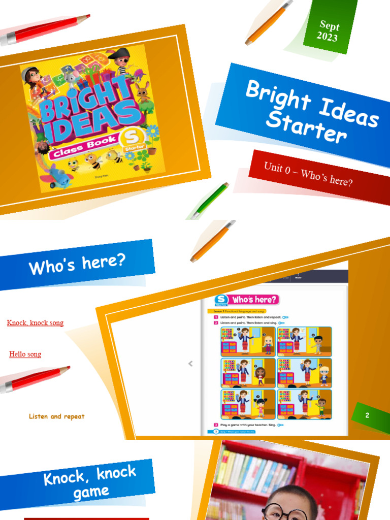 Bright Ideas Starter Lesson 1 | PDF