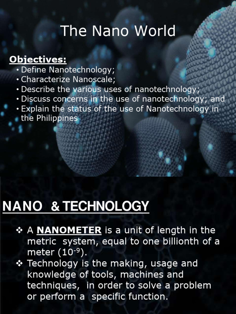 Additional Presentation For Module 12 Nanotechnology | PDF ... Additional Presentation For Module 12 Nanotechnology | PDF ...