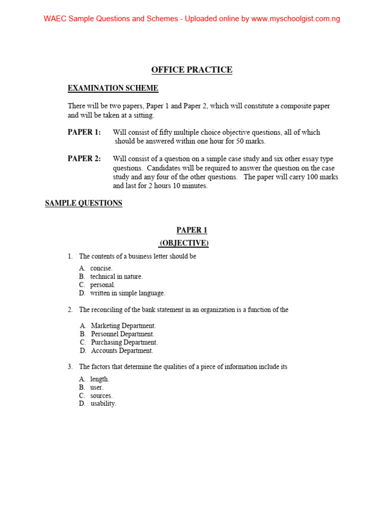 Office Practice | Download Free PDF | Mail | Communication