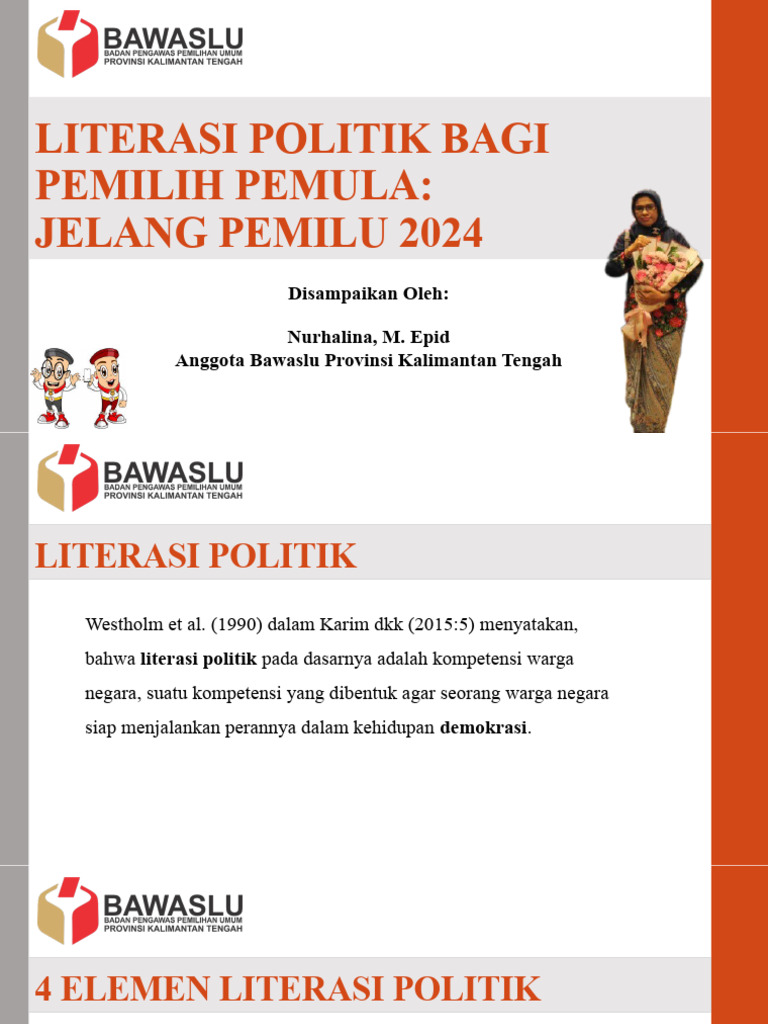 Literasi Politik Bagi Pemilih Pemula | PDF