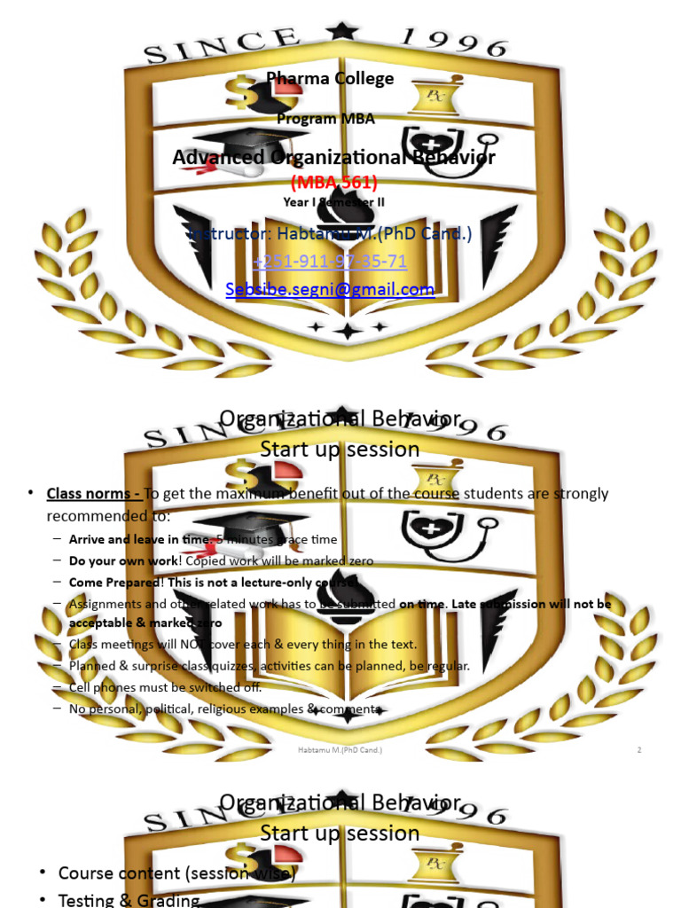 OB Chapter 1 | PDF | Emotions | Attitude (Psychology)
