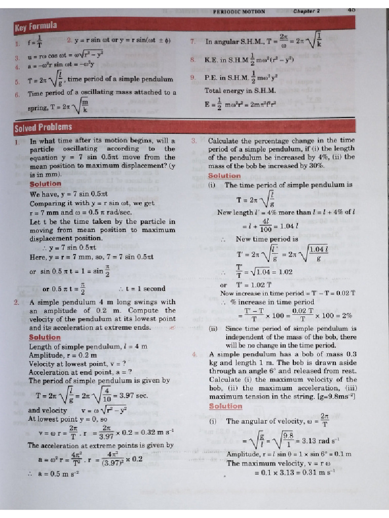 SHM Ayam's Numericals | PDF