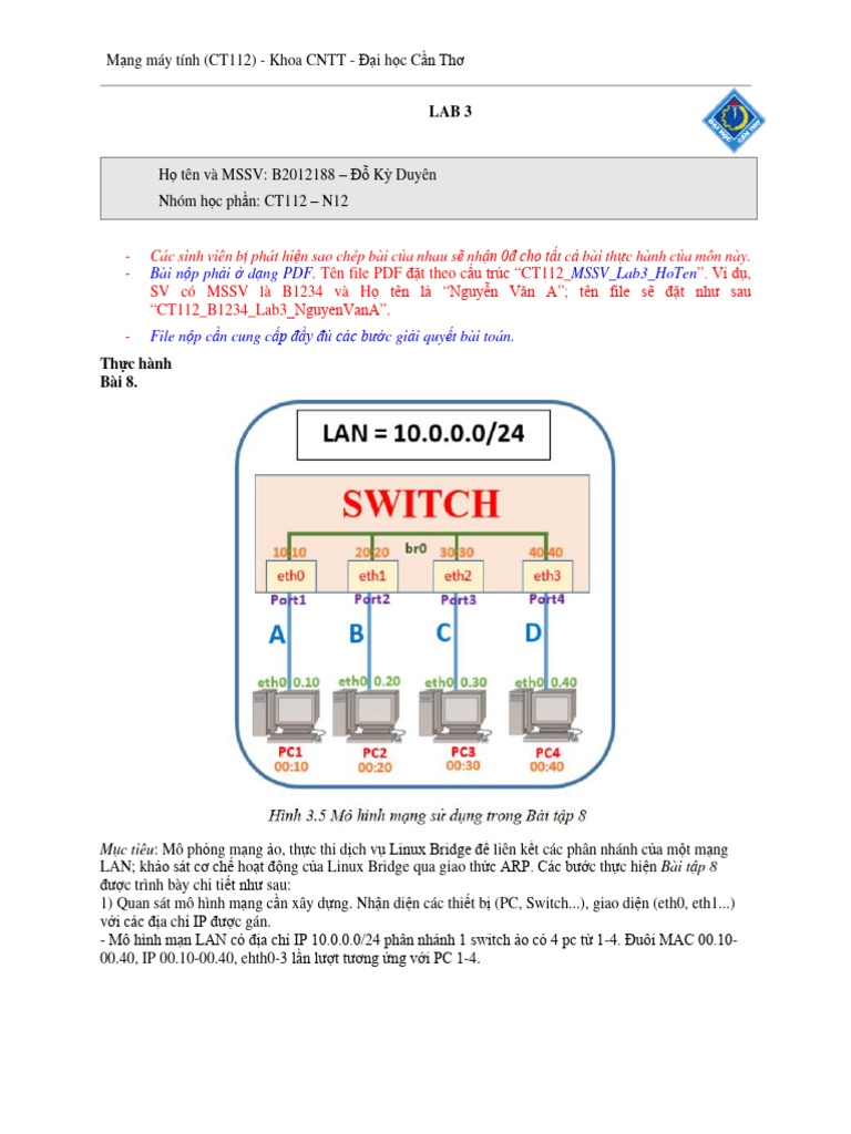 CT112 B2012188 Lab3 DoKyDuyen | PDF