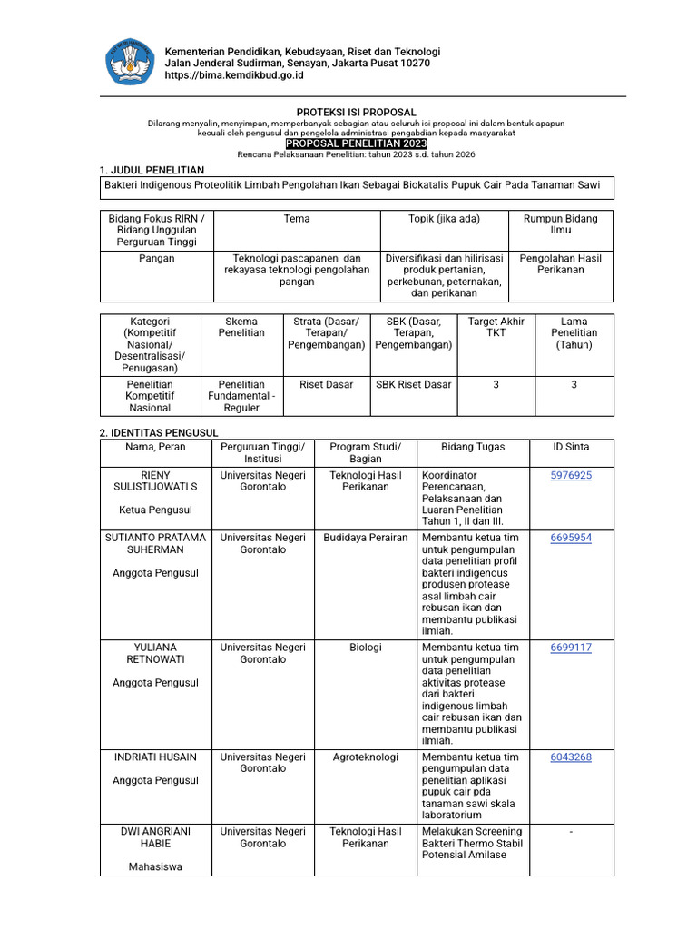 Bakteri Indigenous Proteolitik Limbah Pengolahan Ikan Sebagai ...