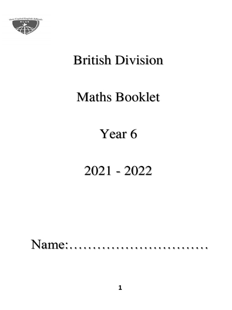 Year 6 Maths Fun: Number Systems | PDF | Litre | Numbers