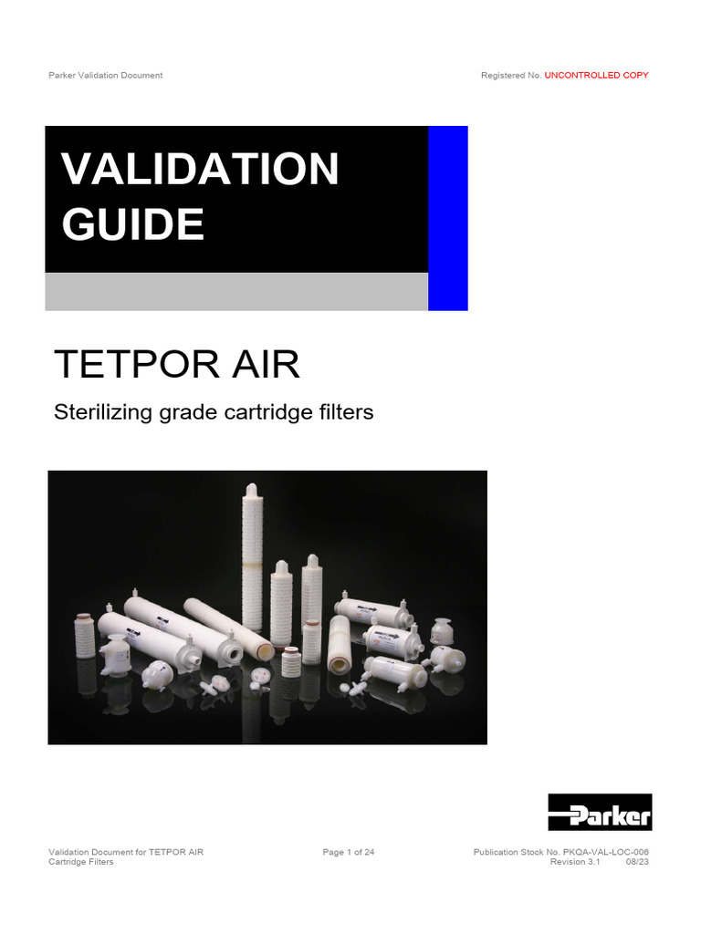 KOR - Validation Guide - Tetpor Air (Rev.3.1) - Signed | PDF KOR - Validation Guide - Tetpor Air (Rev.3.1) - Signed | PDF
