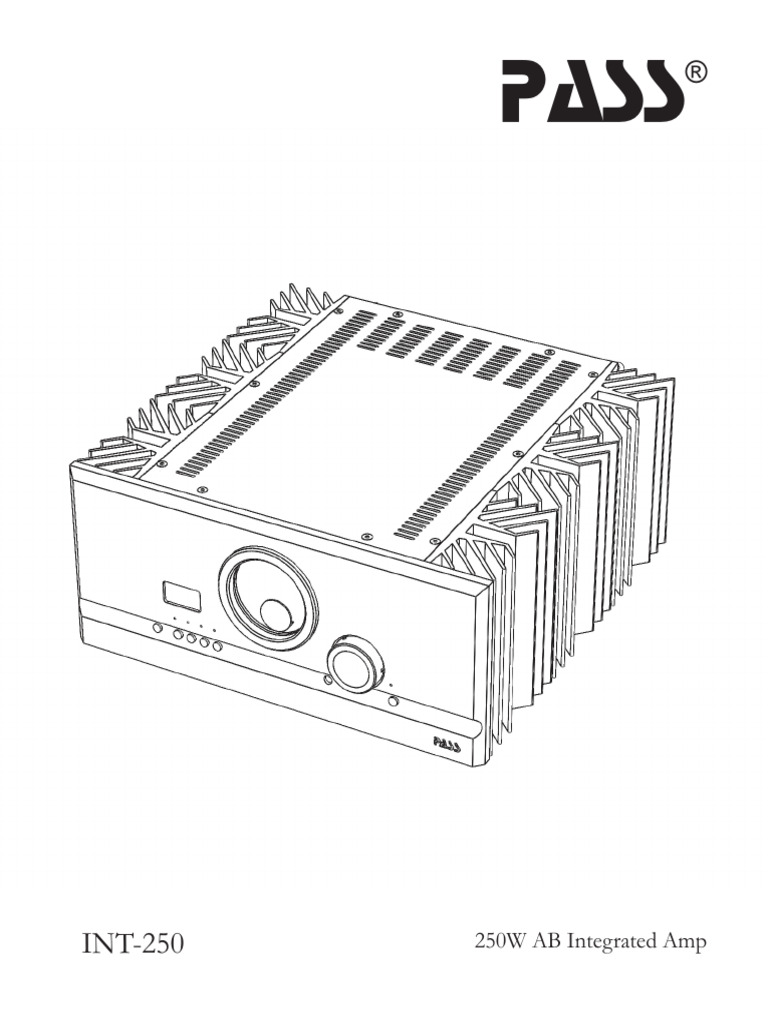 Int 250 | PDF | Amplifier | Mains Electricity