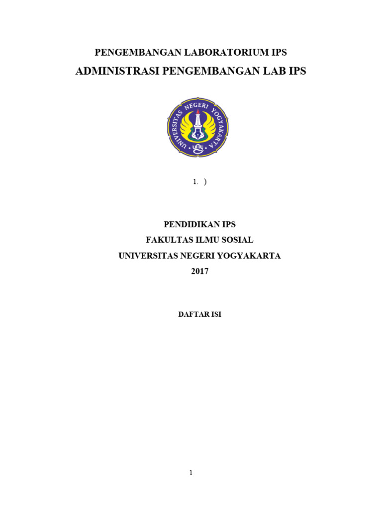 Pedoman Pengembangan Laboratorium IPS | PDF