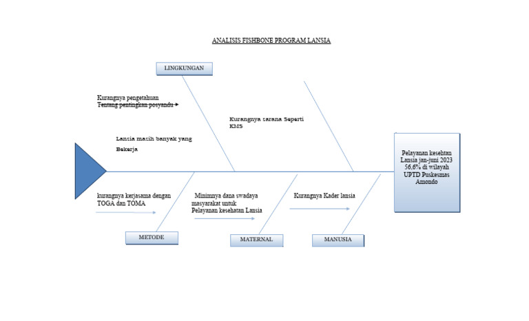 Analisis Fishbone Program Lansia | PDF