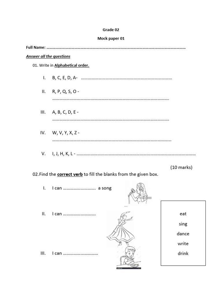 Grade 2 A | PDF