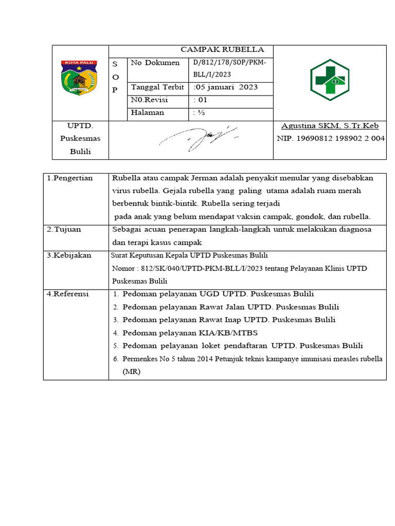 Campak Rubella | PDF