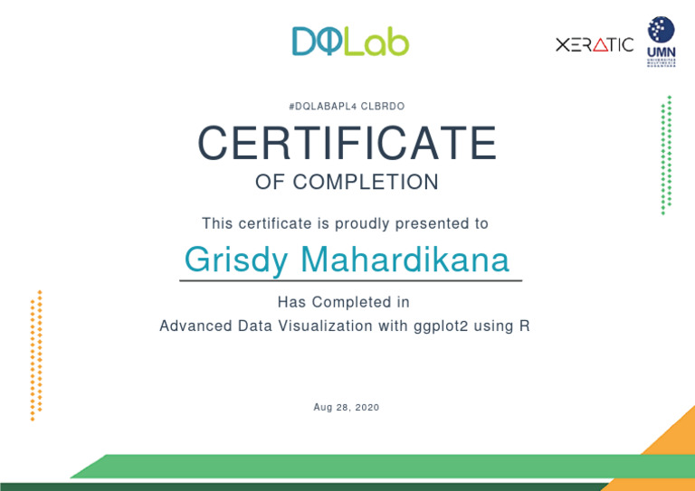 Certificate Advanced Data Visualization With Ggplot2 Using R Dqlab Pdf 