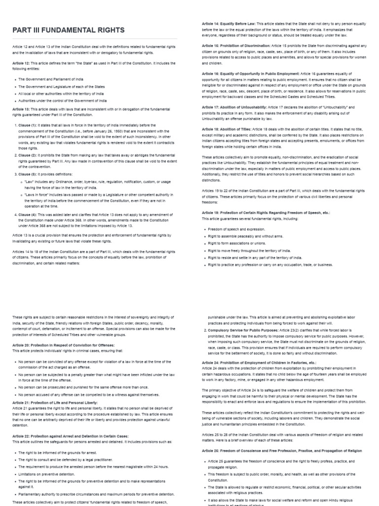 FD and DPSP | PDF | Human Rights | Political Science