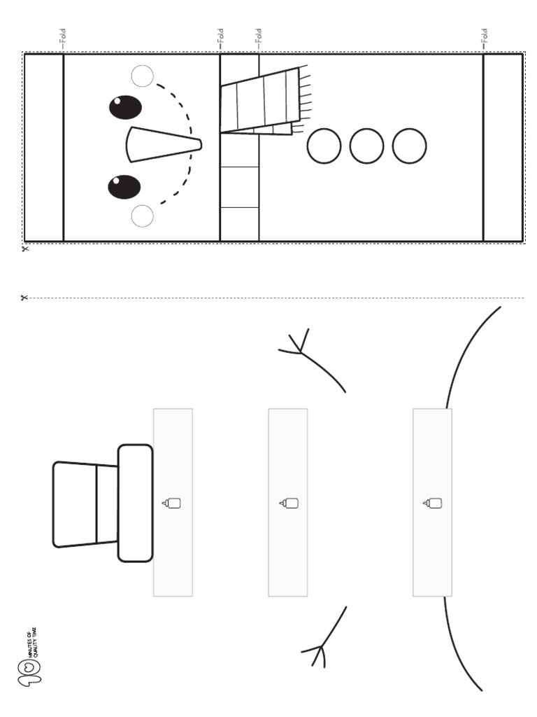 3D Snowman Craft | PDF