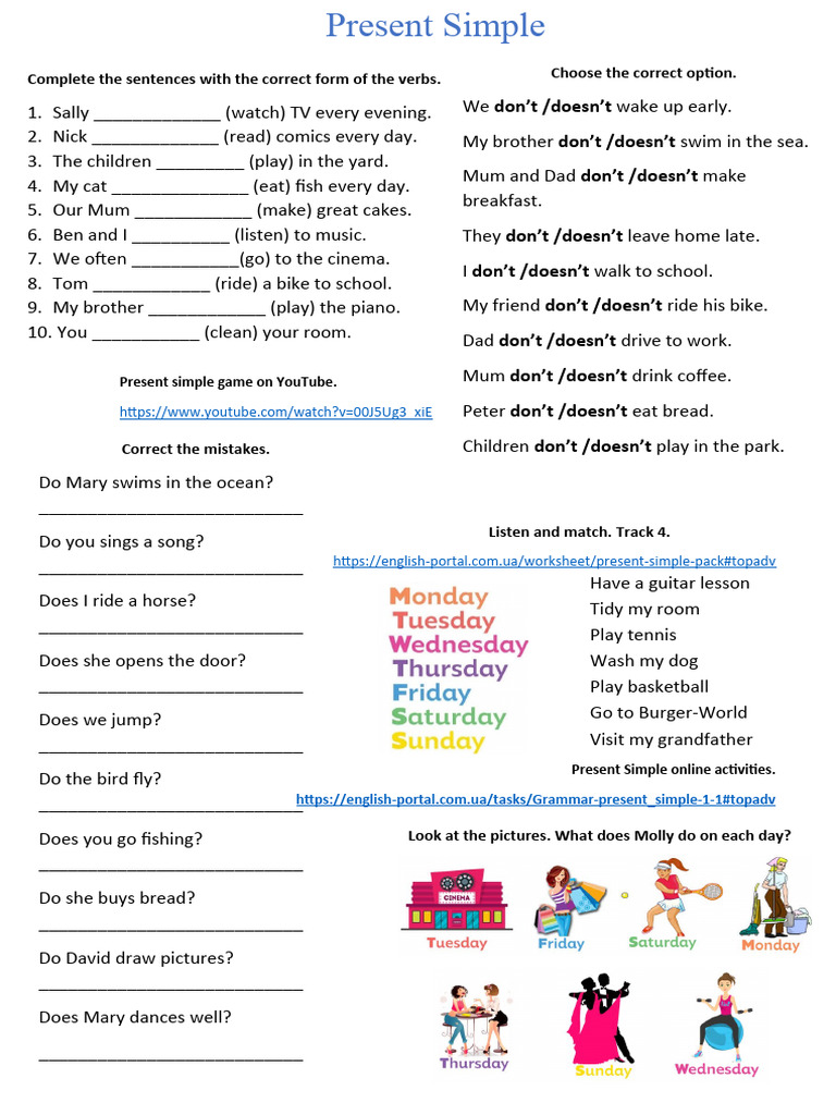 Present Simple | PDF