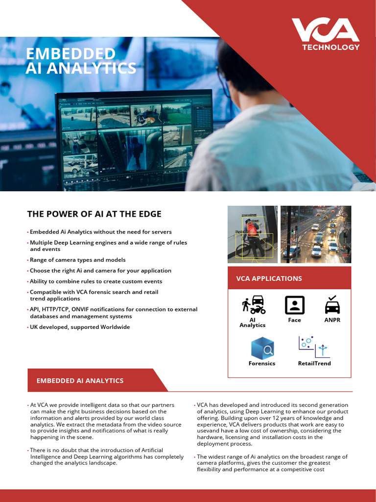 AI Edge Datasheet | PDF | Artificial Intelligence | Intelligence (AI) & Semantics