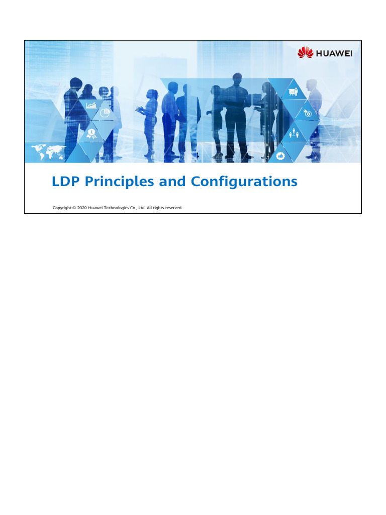 07 Ldp Principles And Configuration Pdf Networking Multiprotocol Label Switching