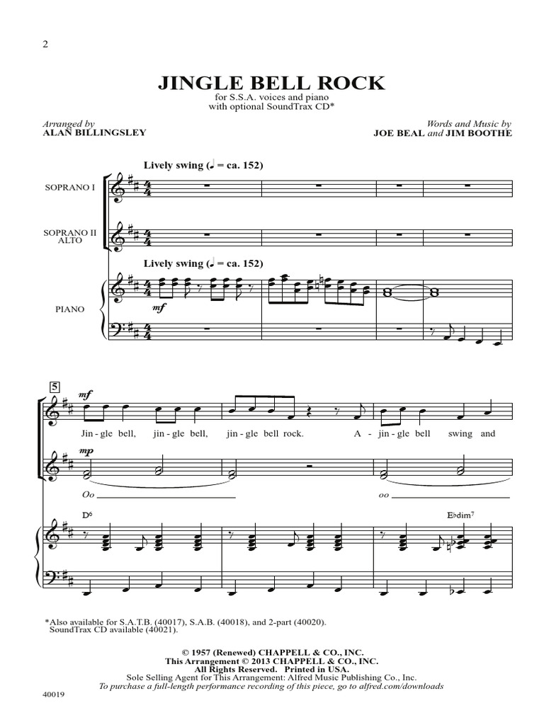 Jingle Bell Rock: Lively Swing ( | PDF