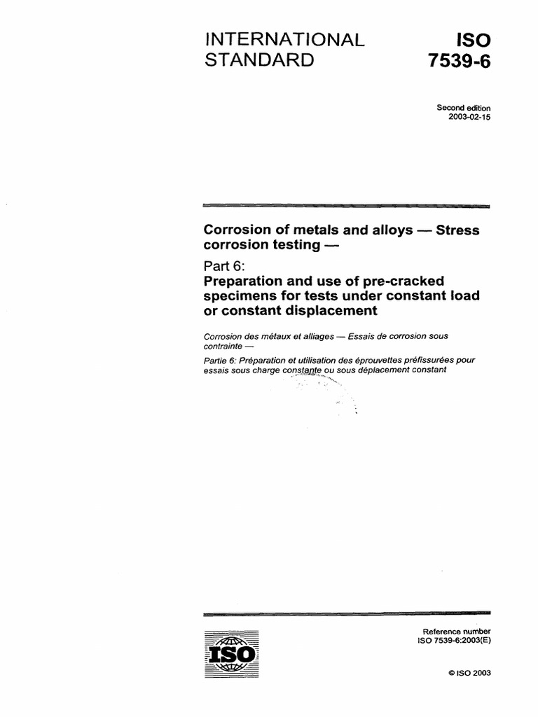 BS en Iso 7539-6-2003 | PDF
