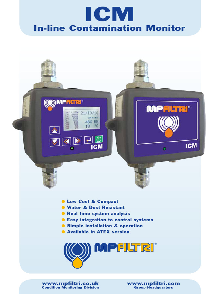 Filtri Icm Specs | PDF | Flow Measurement | Calibration