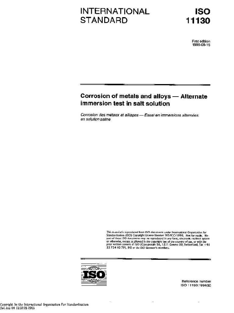 BS Iso-11130-1999 | PDF