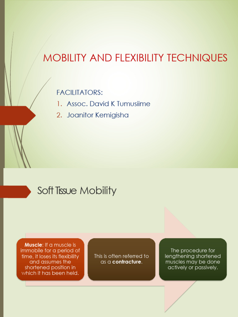 Flexibility and Mobility Training Guide | PDF | Anatomical Terms Of ...