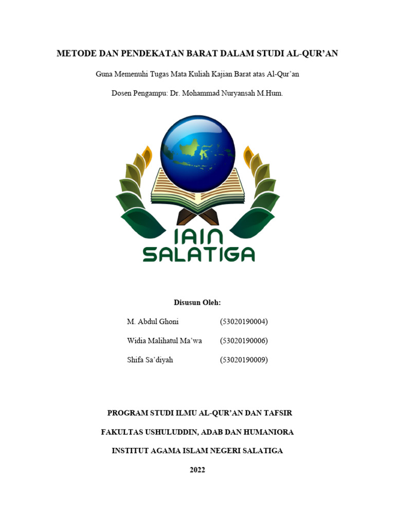 Kel 2 Metode Dan Pendekatan | PDF