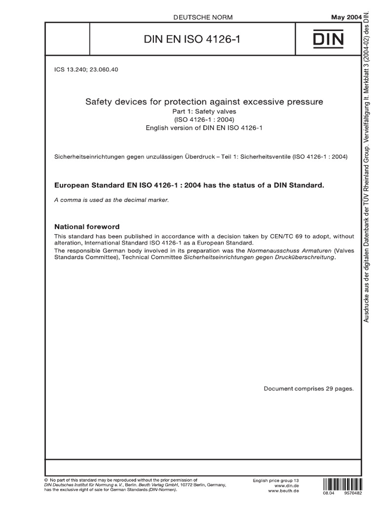 Din 4126 | PDF