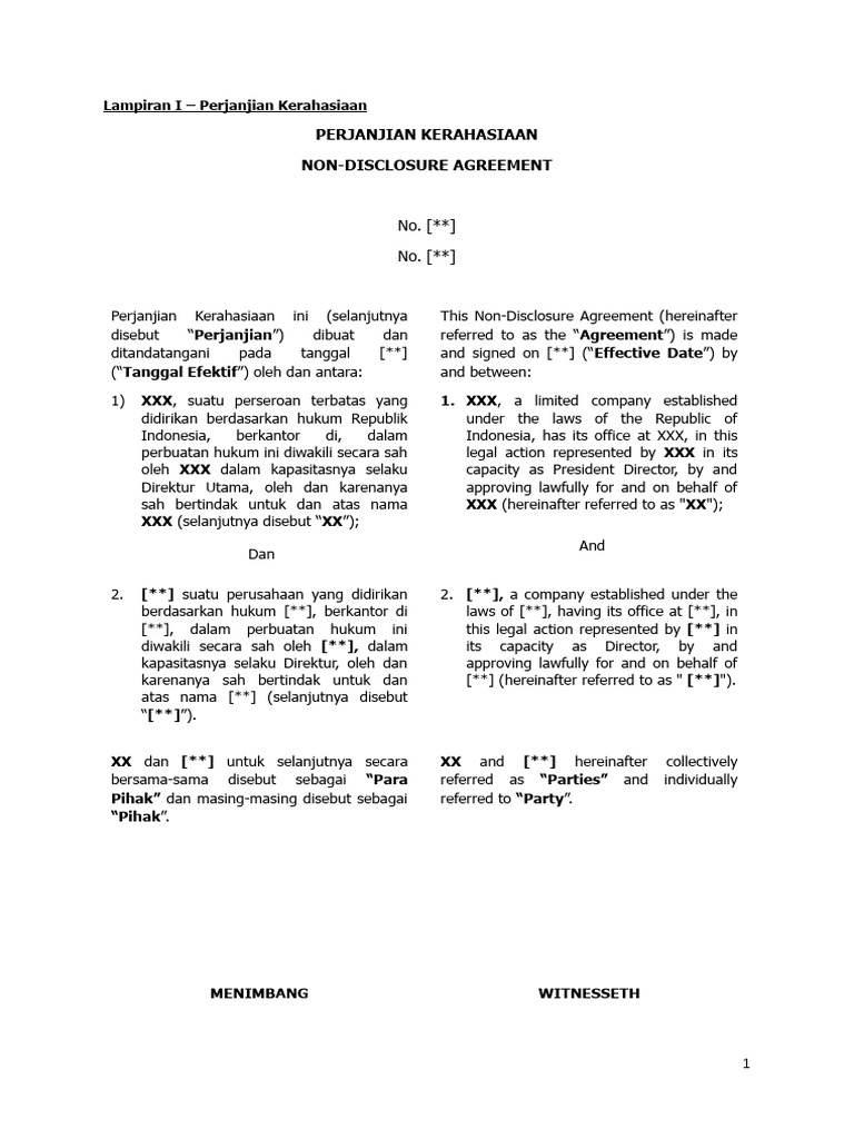 Lampiran 1 - NDA-draft | PDF