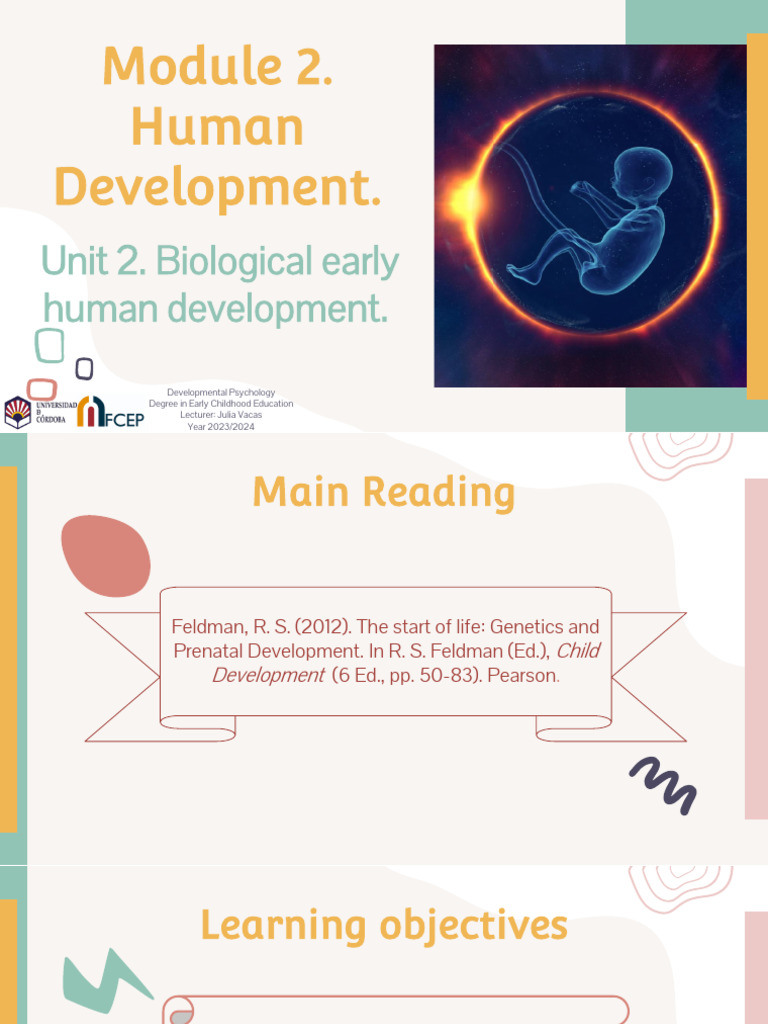 Unit 2 - Slides | PDF | Prenatal Development | Genetics Unit 2 - Slides | PDF | Prenatal Development | Genetics